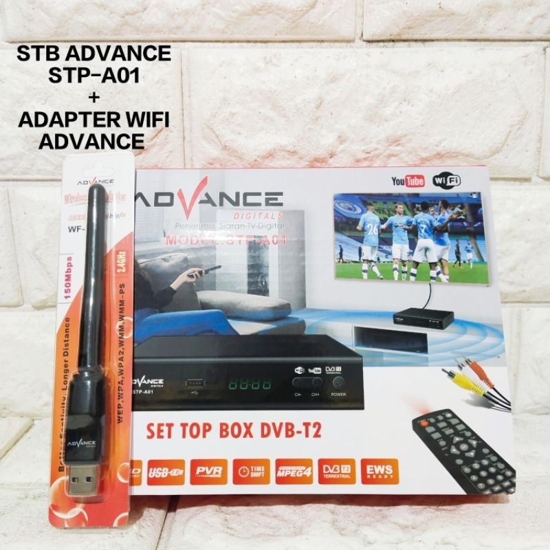 Jual READY SET TOP BOX ADVANCE (STB) STP A01 & STP A02 DONGLE/ADAPTOR ...
