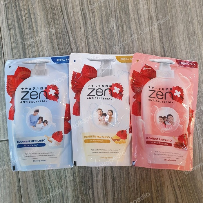 Jual ZEN JAPANESE RED SHISO REFILL 400ML | Shopee Indonesia