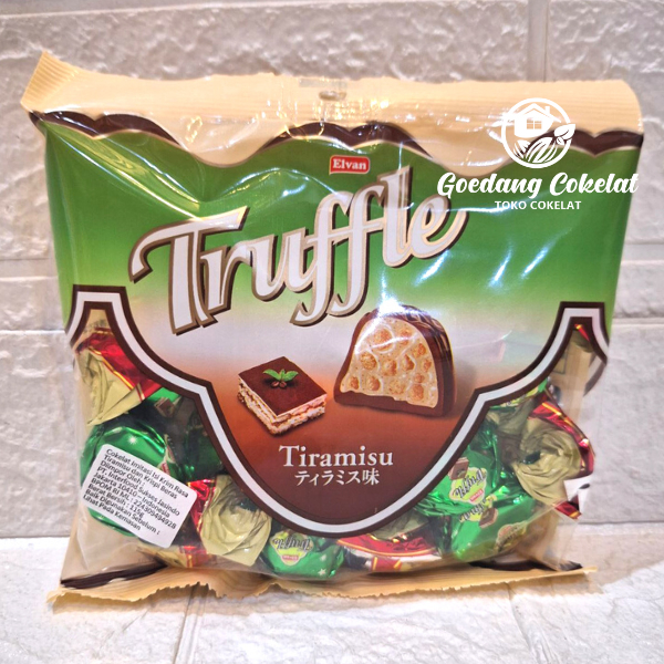 Jual ELVAN TRUFFLE Chocolate Tiramisu Milk Caramel Coconut Strawberry Hazelnut Cokelat Turki ...