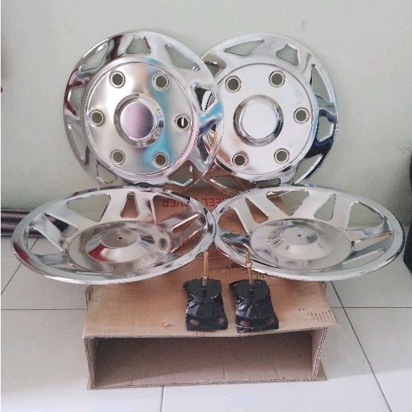 Jual Weldop dop roda ring 16 truk truck double/bis medium lubang baut 6 ...