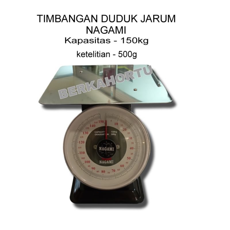 Jual Timbangan duduk jarum Nagami 150kg ketelitian-500gram | Shopee Indonesia