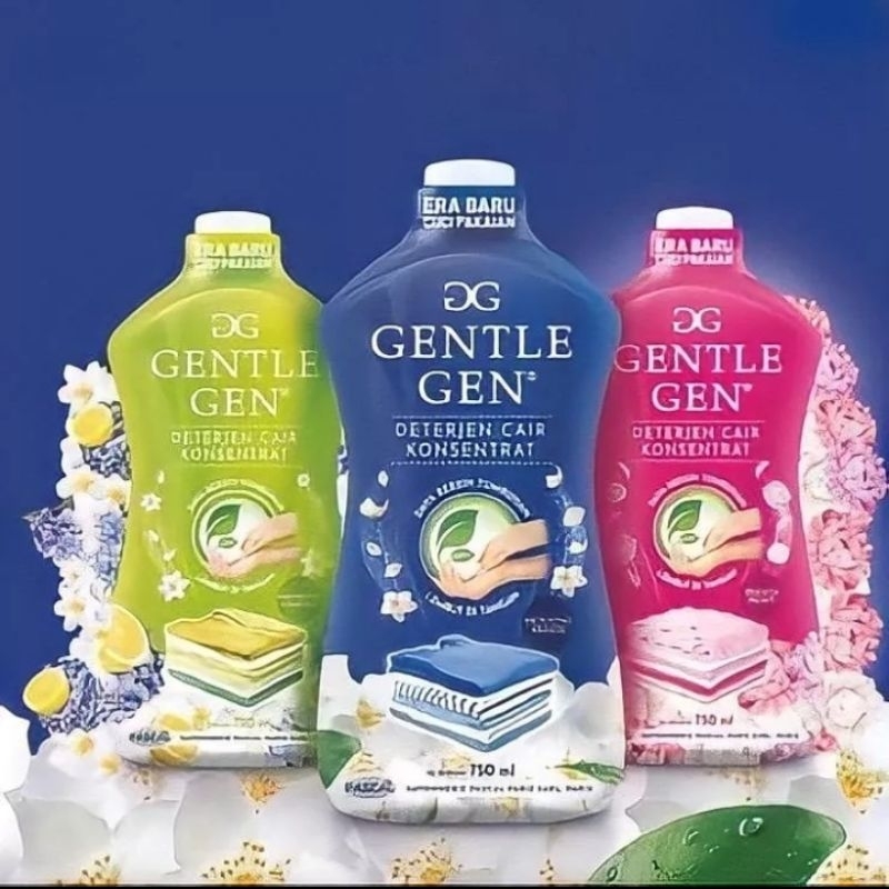 Jual GENTLE GEN BIRU KEMASAN BOTOL 700ml warna biru & pink | Shopee ...