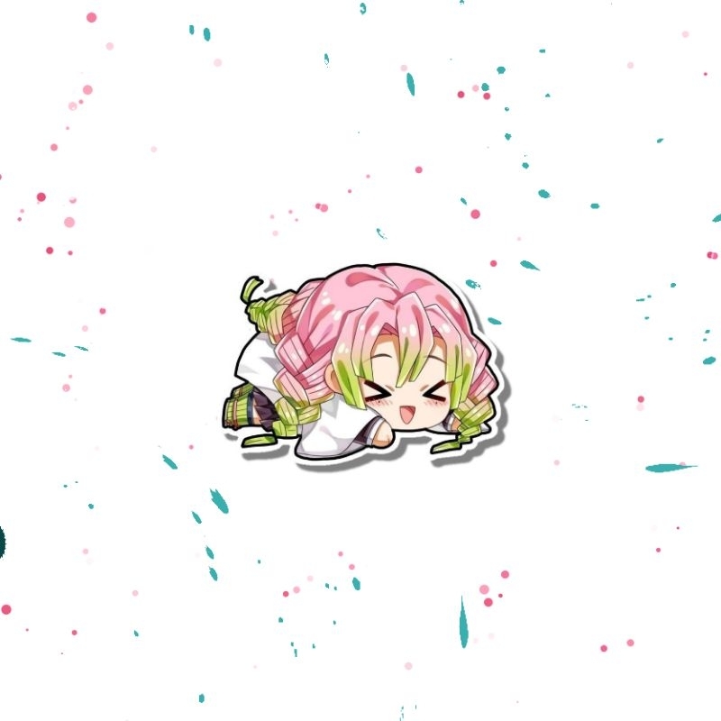 Jual Sticker Anime Mitsuri Kanroji Chibi Demons Slayer Waterproof ...