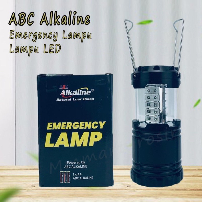 Jual Lampu Darurat / Emergency Lamp Alkaline ABC (1 pcs) | Shopee Indonesia