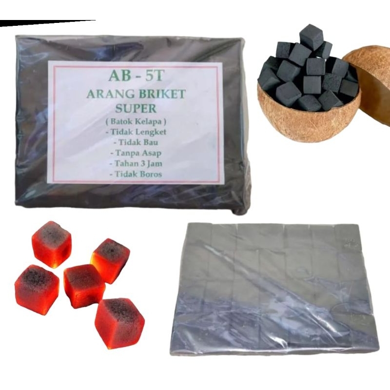 Jual ARANG BRIKET SUPER / ARANG BBQ ARANG BATOK KELAPA | Shopee Indonesia