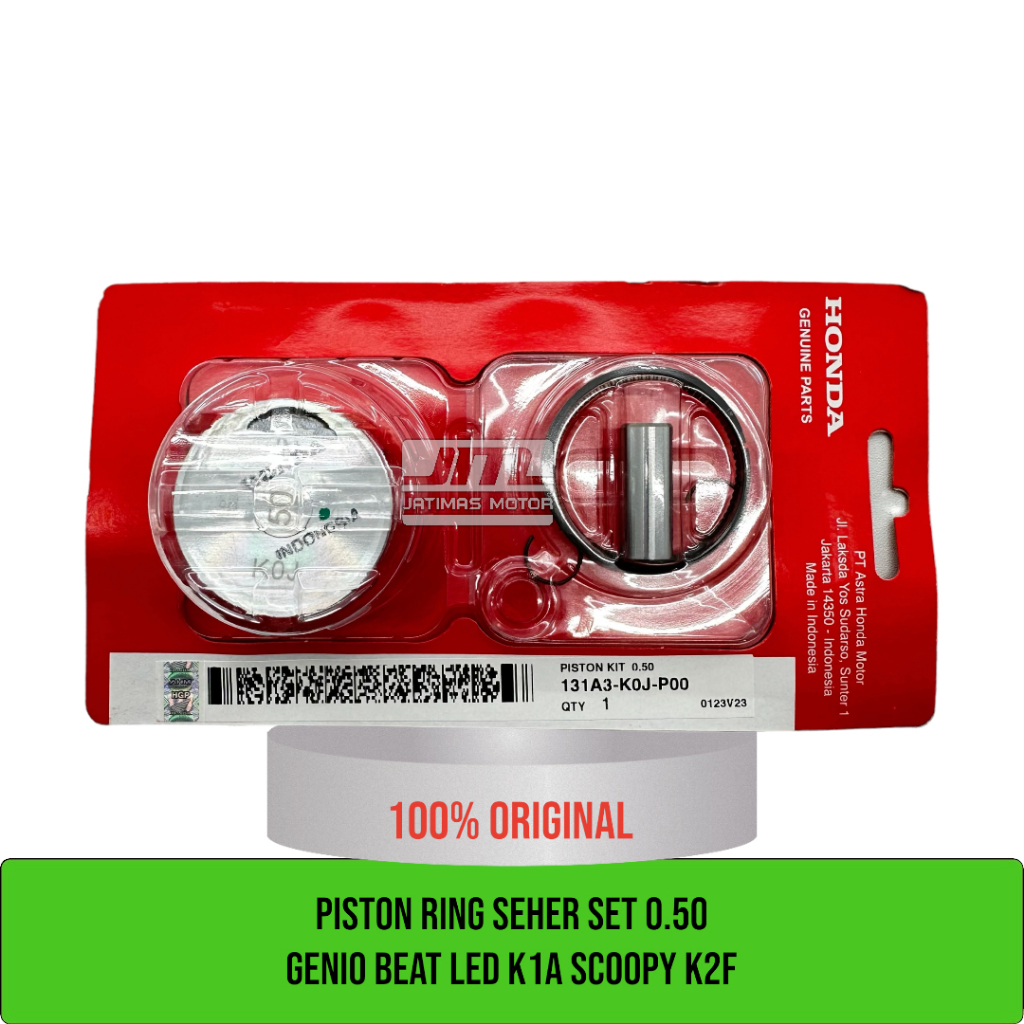 Jual Piston ring seher set 0.50 genio beat led K1A scoopy K2F 131A3-K0J ...