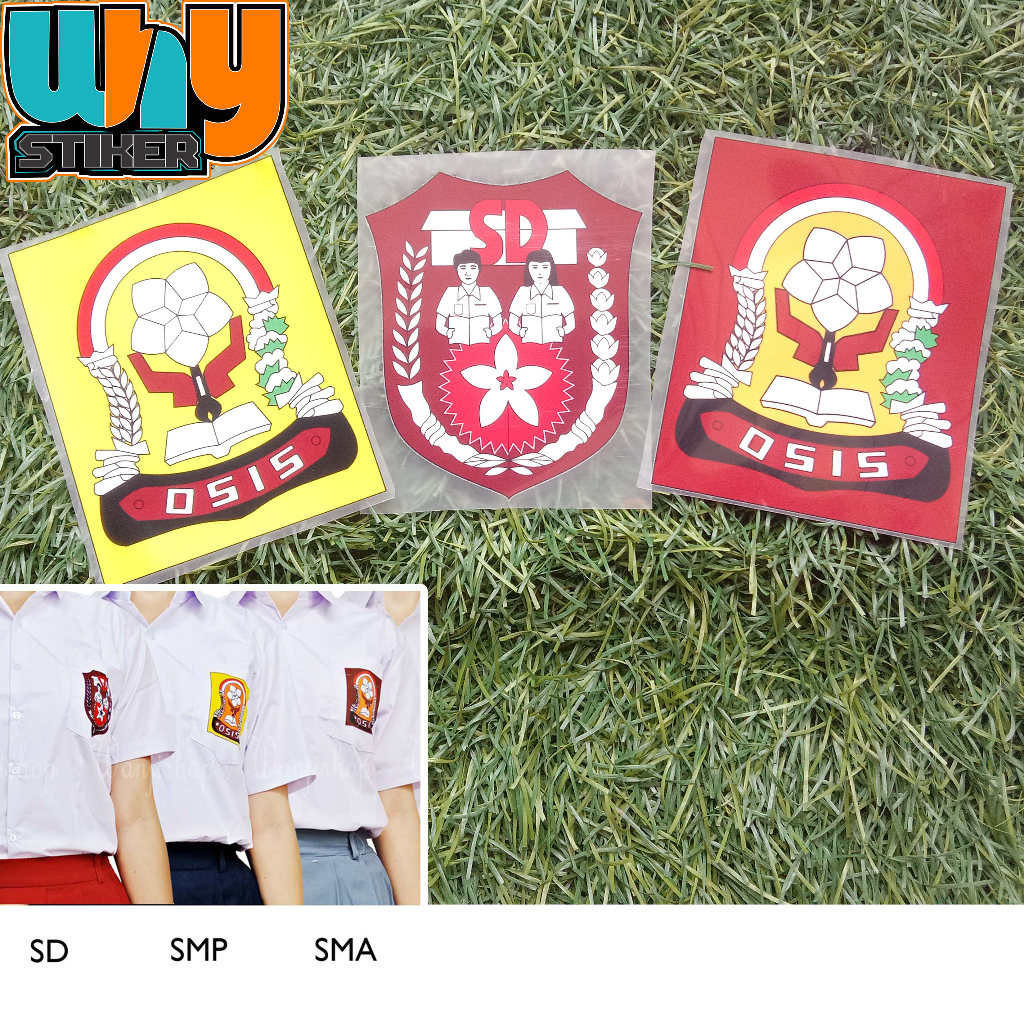 Jual Stiker Sablon Setrika SAKU OSIS SABLON seragam sekolah saku sd ...