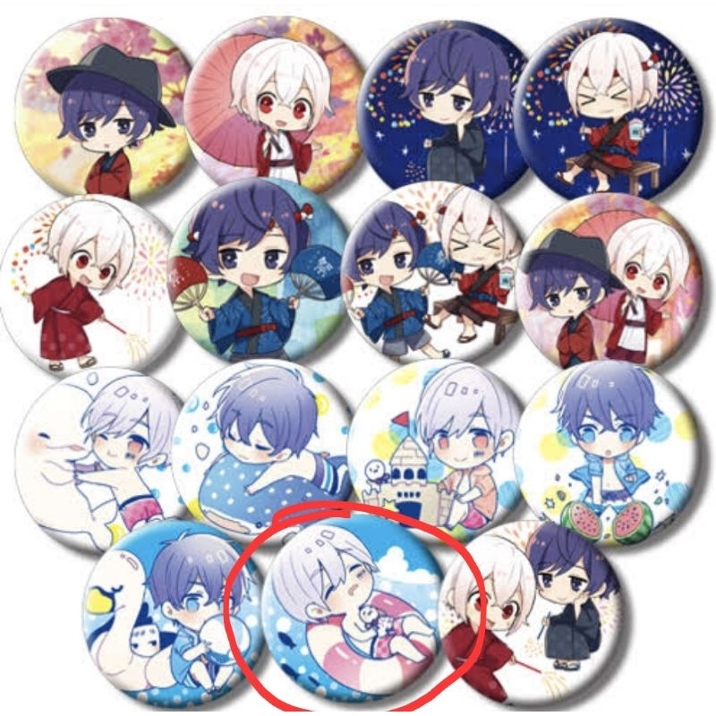 Jual Utaite Original Can Badge Official Pin Soraru & Mafumafu After the ...