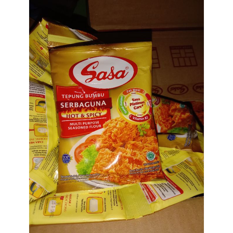 Jual TEPUNG BUMBU SEBAGUNU HOT & SPICY RENTENGAN 10 BIJI ( 75 GRAM ...