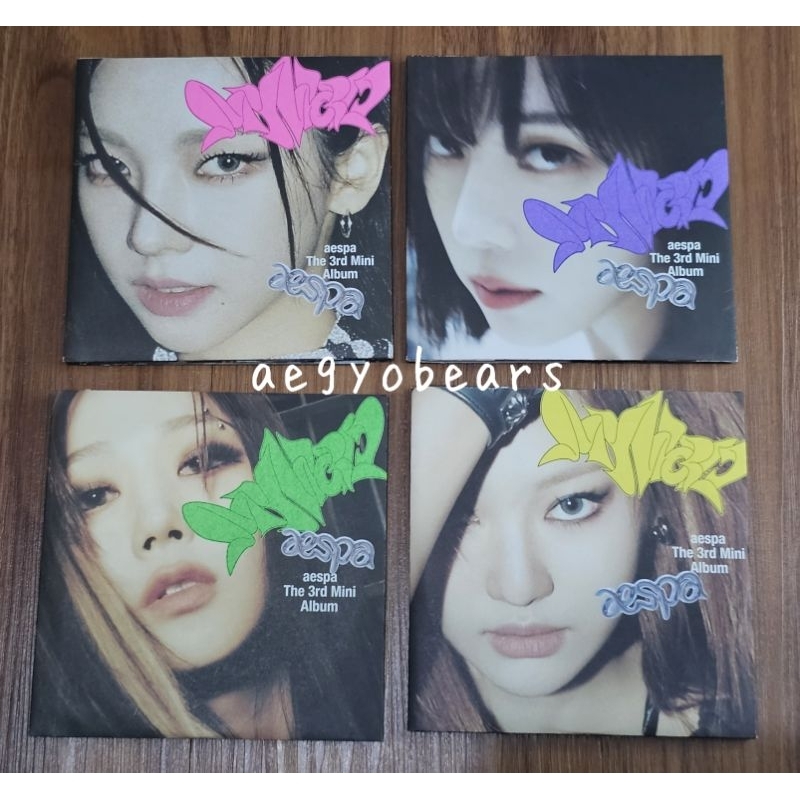 Jual Album Only Aespa My World Poster Ver Karina Winter Ningning