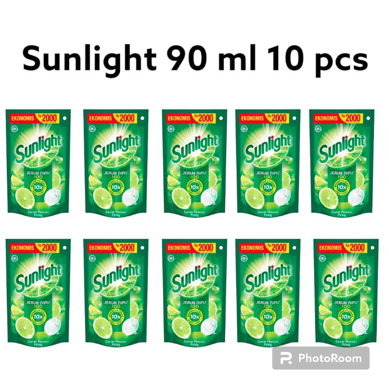 Jual SUNLIGHT 90 ML 10 PCS BISA COD | Shopee Indonesia