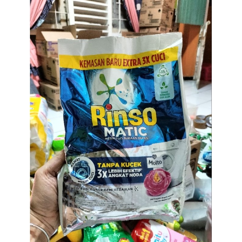 Jual Rinso Matic Deterjen Bubuk Detergen Mesin Cuci Bukaan Depan 3X ...