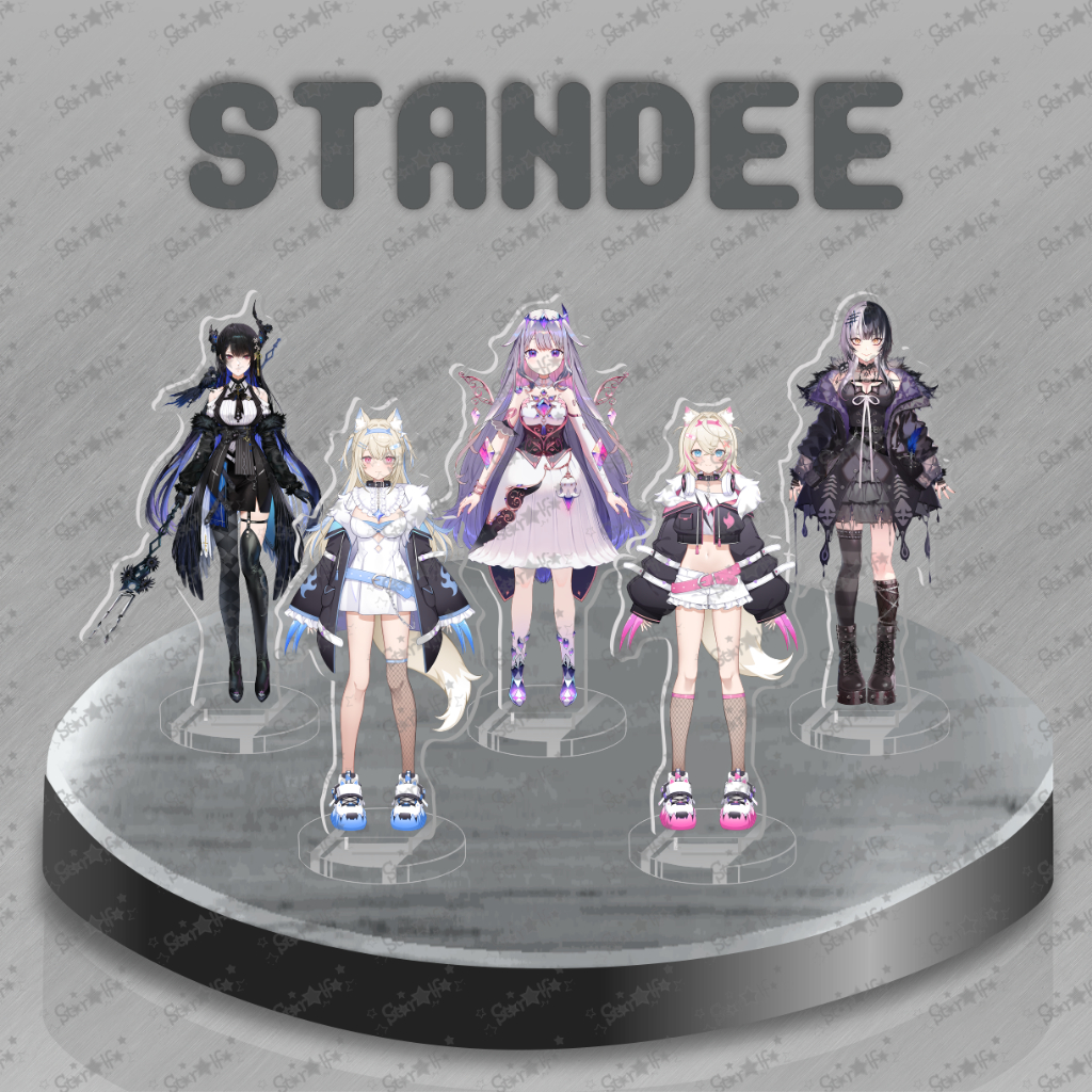 Jual Standee Hololive EN Advent Akrilik UV & Set Stickers | Acrylic ...