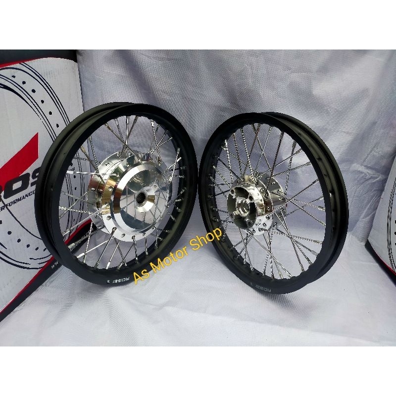 Jual VELG SET ROSSI UKURAN 160 160 RING 14 TROMOL SET BEAT SCOOPY GENIO ...
