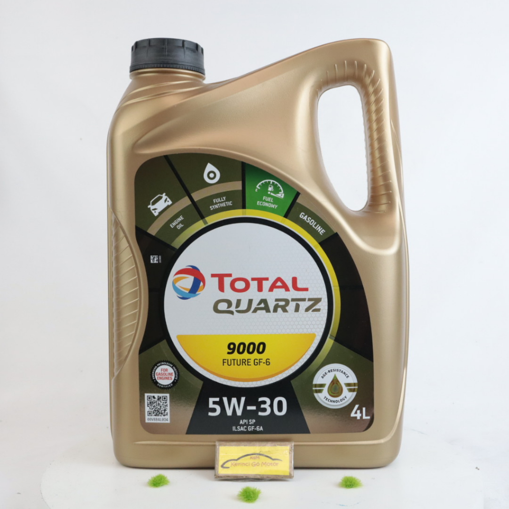 Jual Total Quartz 9000 SAE 5W-30 4 Liter Api Service SP/GF-6A Oli Mobil ...