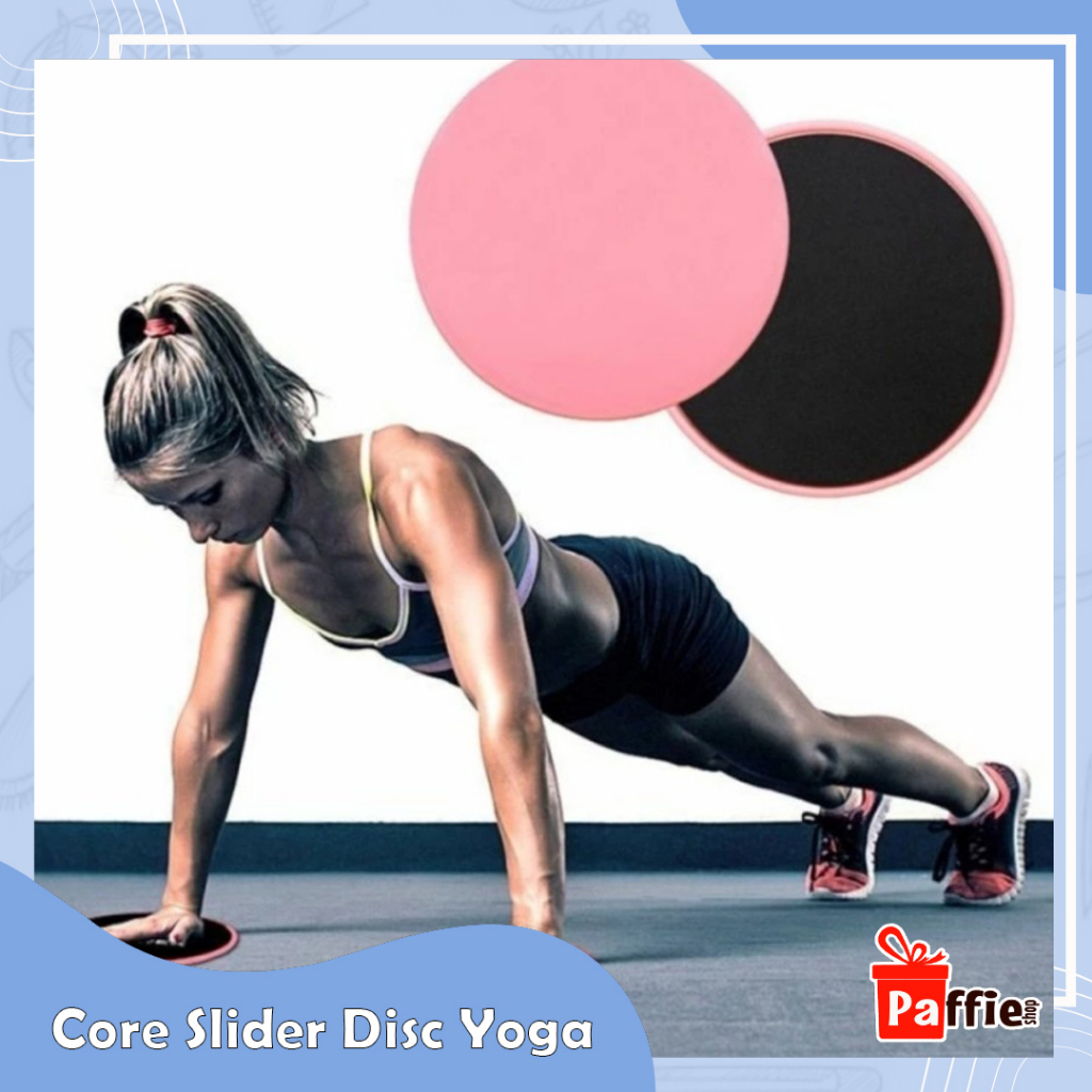 Jual Core Slider Disc Yoga Pilates Gliding Sliding Gym Fitness ABS ...