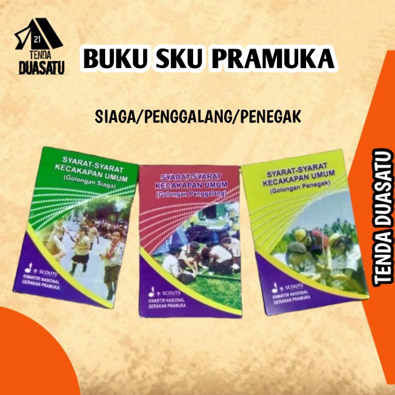 Jual BUKU SKU PRAMUKA SIAGA/PENGGALANG/PENEGAK || TANPA MINIMAL ORDER ...