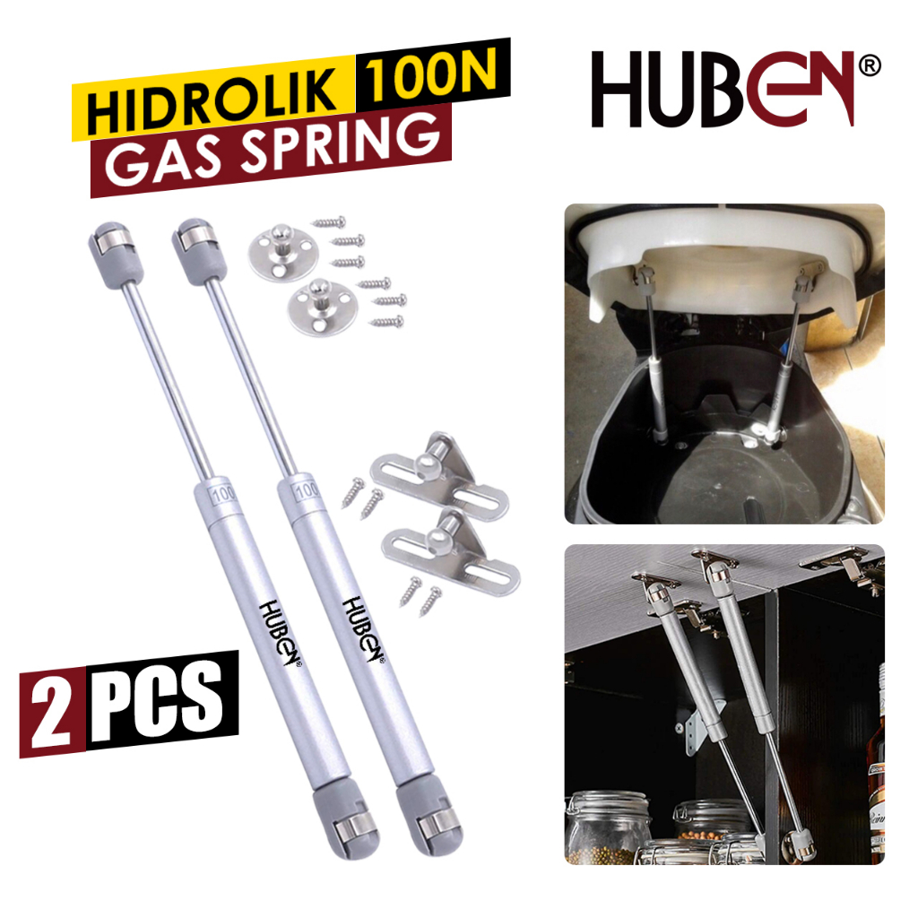Jual Hidrolik Lemari HUBEN Original HUBEN Hydraulic Gas Spring 2PCS ...