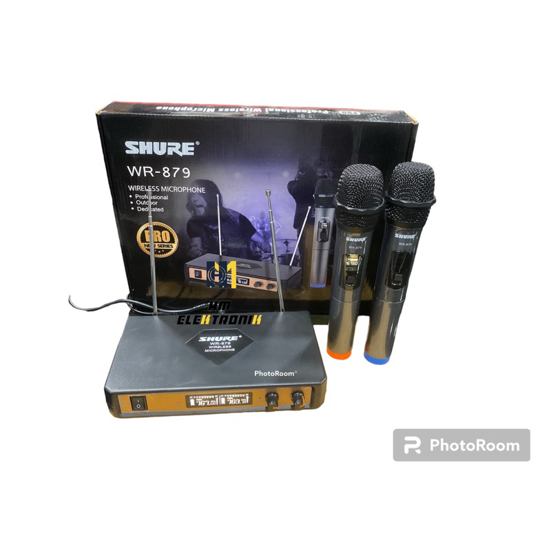 Jual Mic wireless Shure 2 mic handled | Shopee Indonesia