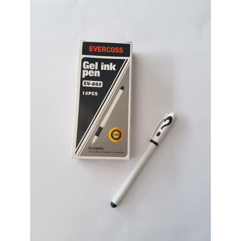 Jual Gel Ink Evercross EV-802 1Box isi 12pcs | Shopee Indonesia