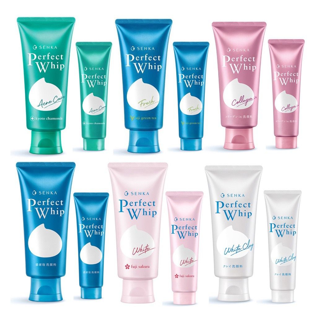 Jual BPOM SENKA Perfect Whip U White Clay Fresh Anti Shine Vibrant ...