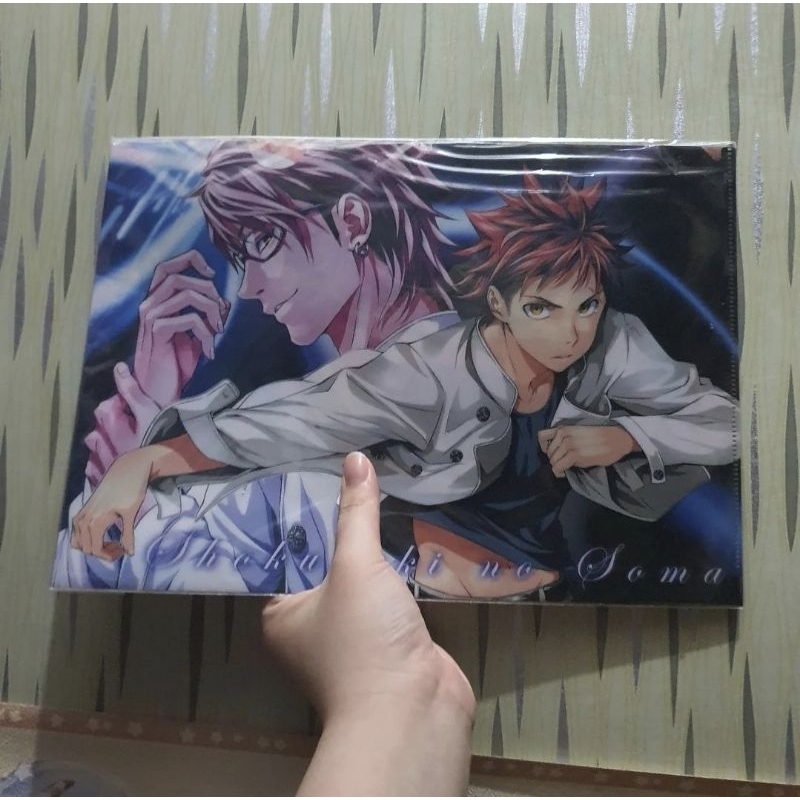 Jual Clear File A4 Official Merch Shokugeki no Souma Food Wars | Shopee ...