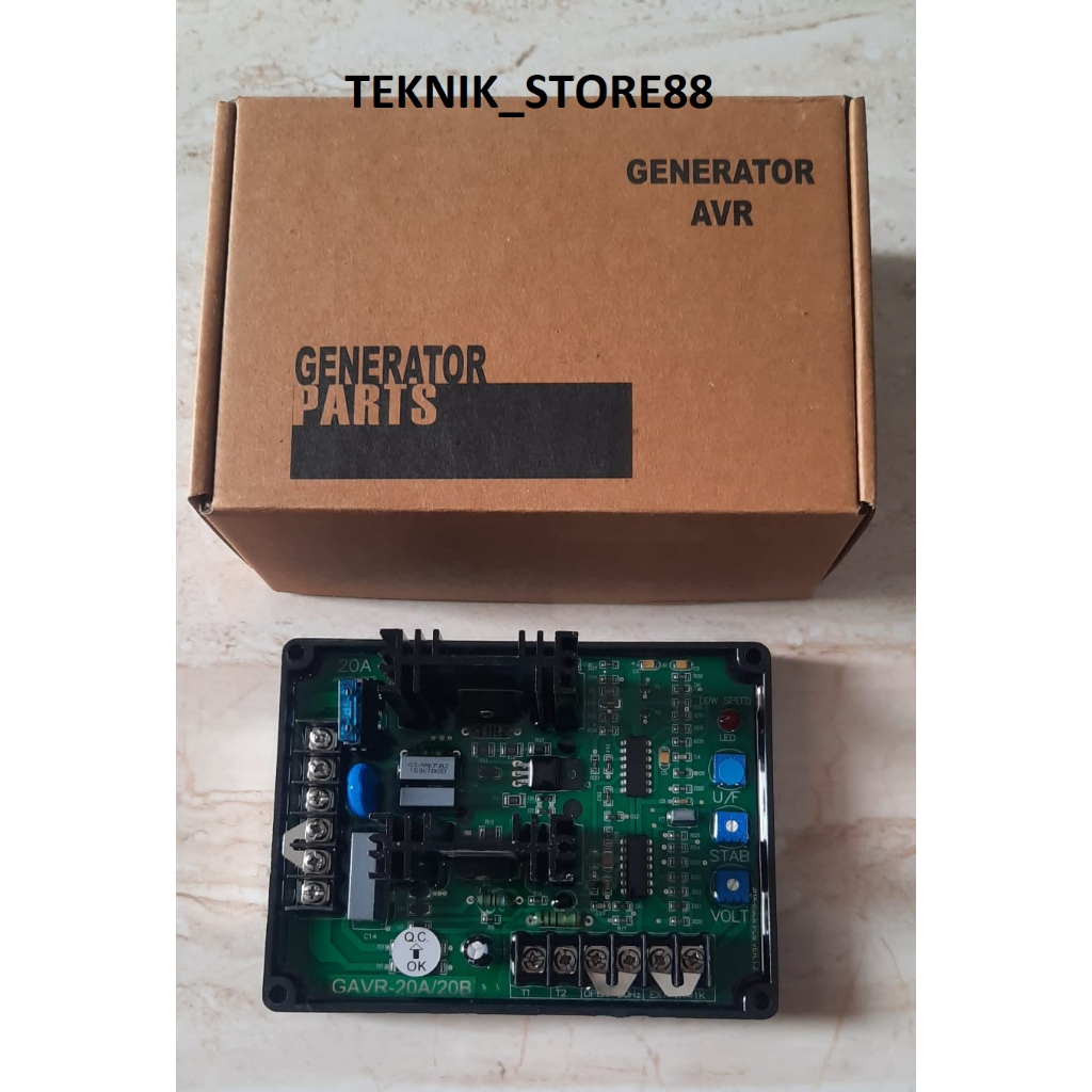 Jual GAVR AVR Universal Genset CF Voltage Stabilizer 8A 12A 15A 20A Listrik - GAVR-20A | Shopee ...