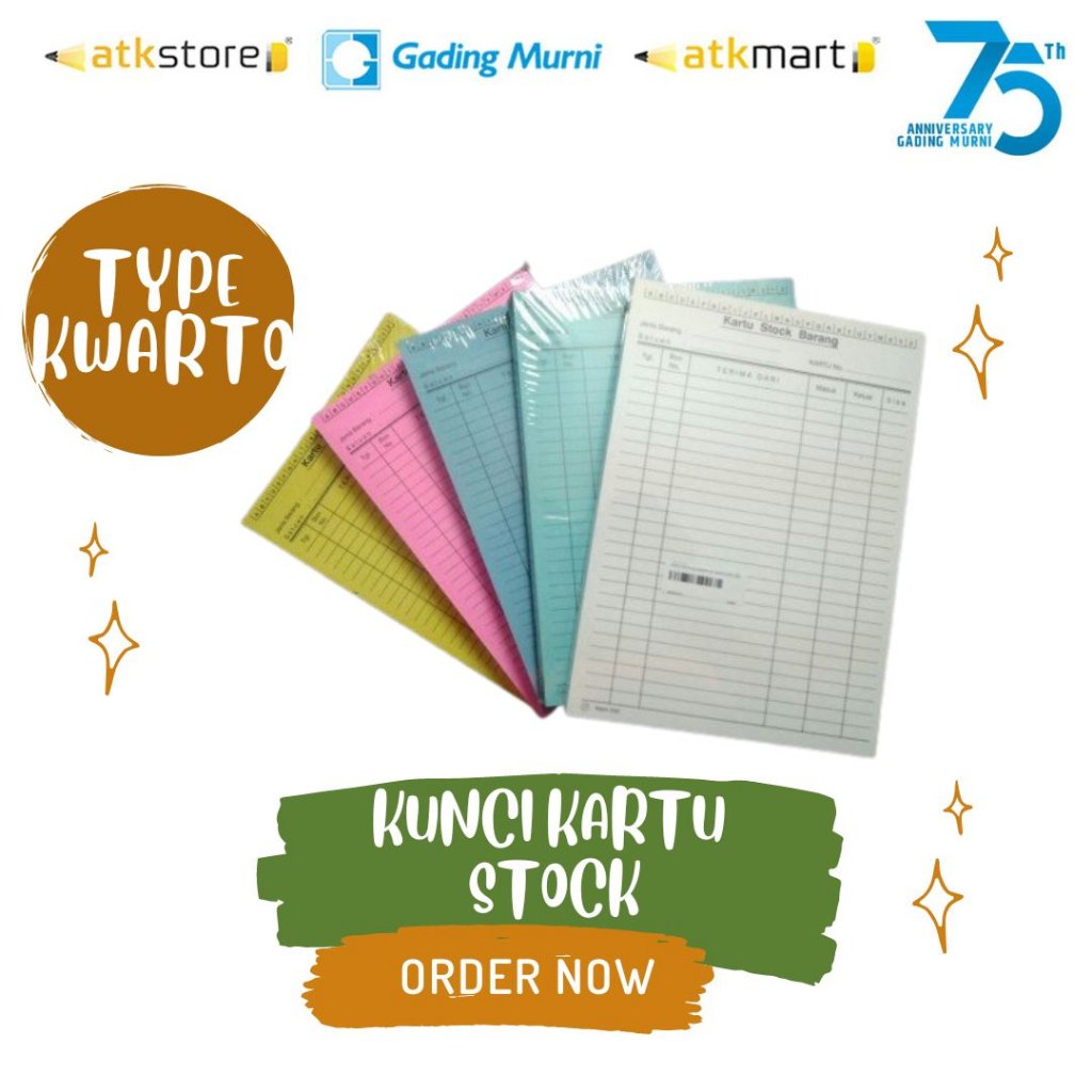Jual KARTU STOCK BARANG/KARTU STOCK | Shopee Indonesia