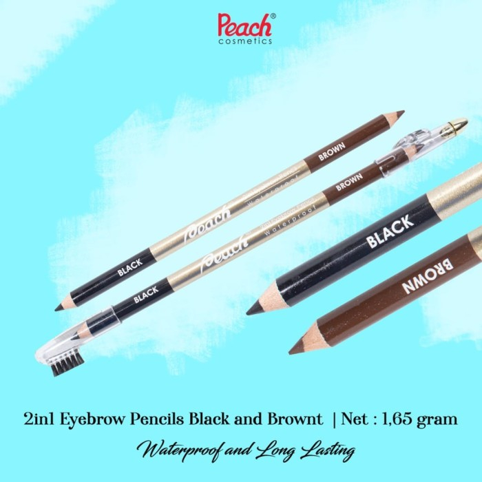 Jual PENCIL ALIS EYEBROW PEACH WATERPROFF ( PCS ) | Shopee Indonesia