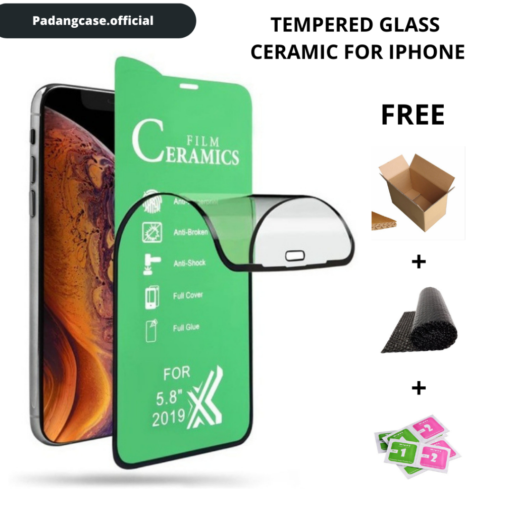Jual Tempered Glass CERAMIC iPHONE 6 / 6 PLUS , 7 / 7PLUS , 8 / 8 PLUS ...