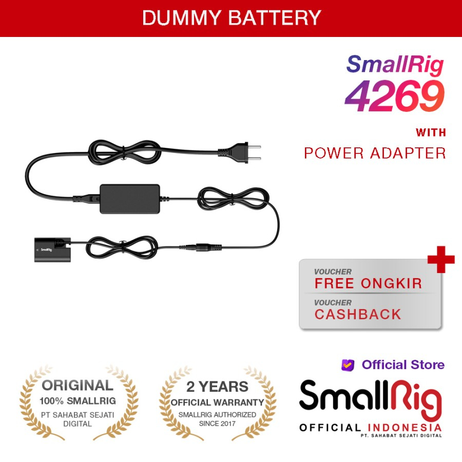 Jual SmallRig NP-FZ100 Dummy Battery with Power Adapter 4269 | Shopee ...