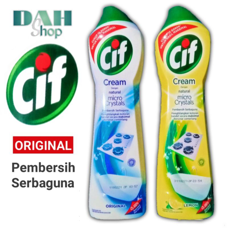 Jual CIF PEMBERSIH SERBAGUNA 660GR & CIP REPACK 1 LITER | Shopee Indonesia