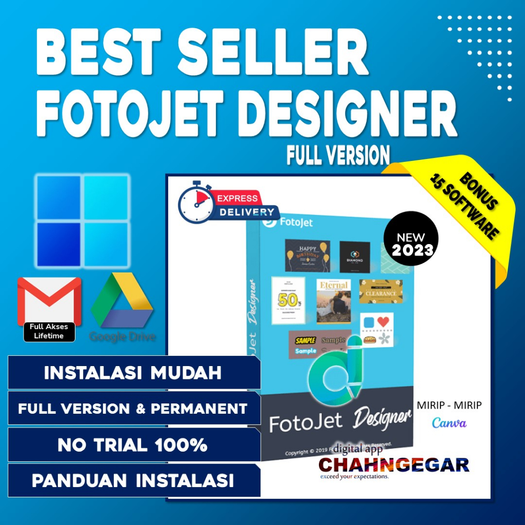 Jual FotoJet Designer 2023 Full Version Lifetime Software Design Grafis ...