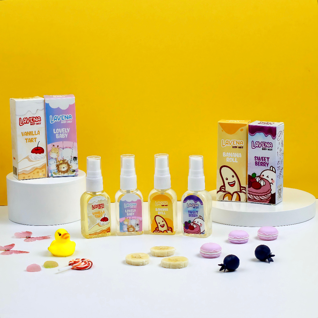 Jual LAVENA Body Mist 30ML / PEWANGI BADAN - BPOM Bodymist Caramel ...