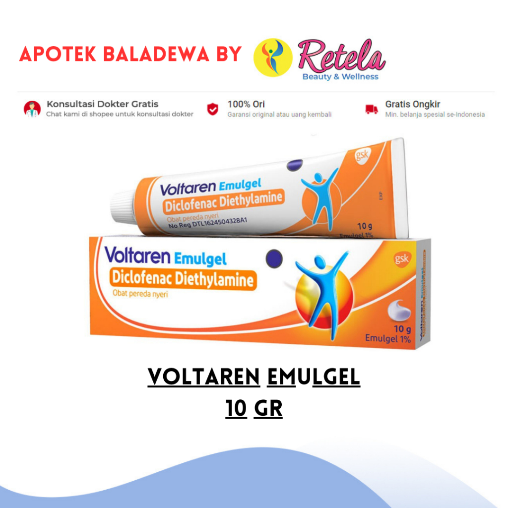 Jual Voltaren Emulgel 10 gr | Shopee Indonesia