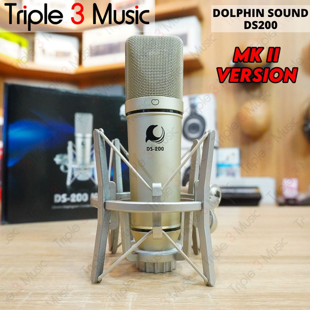 Jual Dolphin Sound DS200 MK II MK2 DS-200 Mic Condenser | Shopee Indonesia