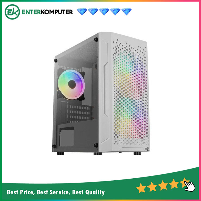 Jual Aerocool Trinity Mini FRGB White - Casing PC | Shopee Indonesia