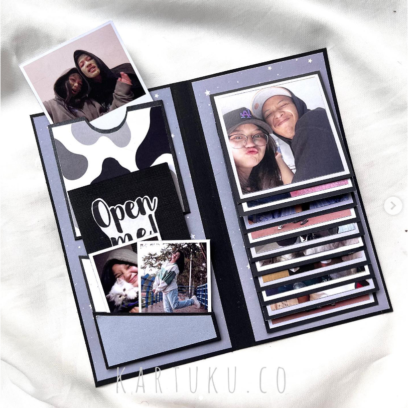 Jual Mini Scrapbook/Album "LILY" [Greeting Card] / Kartu Ucapan / DIY ...