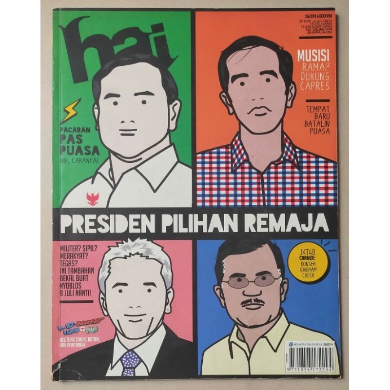 Jual Majalah Hai no.26 / 30 Juni 2014 : Presiden Pilihan Remaja - Melody dan Haruka JKT48 ...