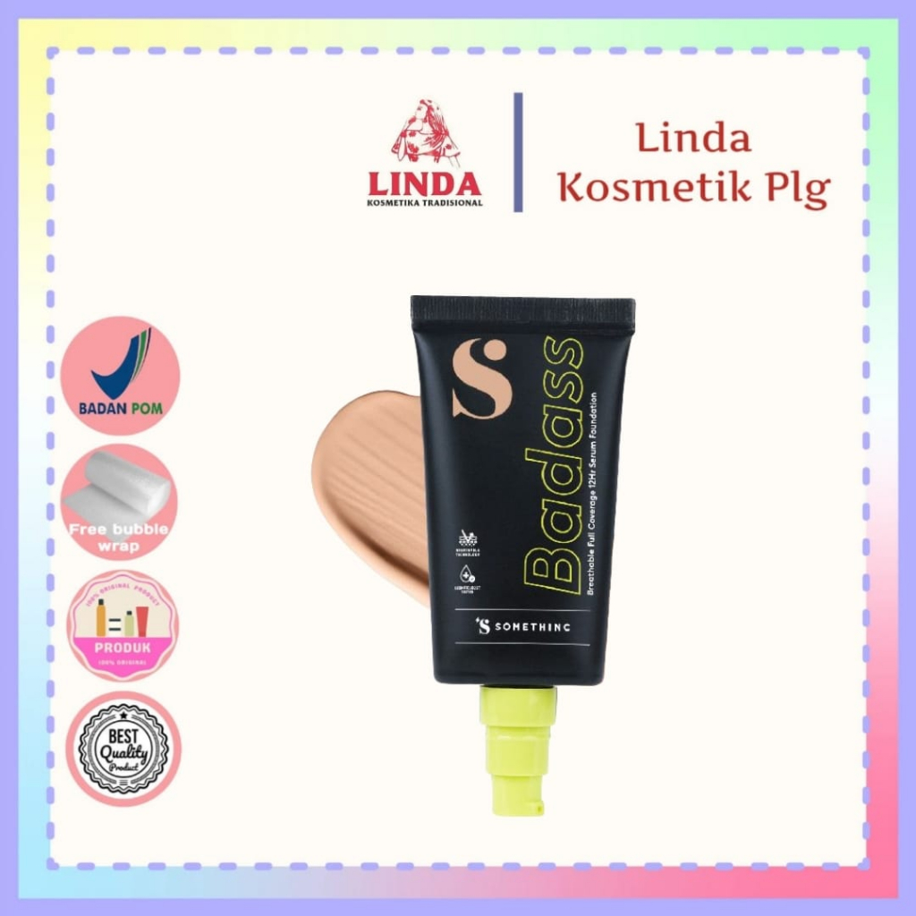 Jual SOMETHINC BADDAS BREATHABLE FULL COVERAGE 12HR SERUM FOUNDATION ...