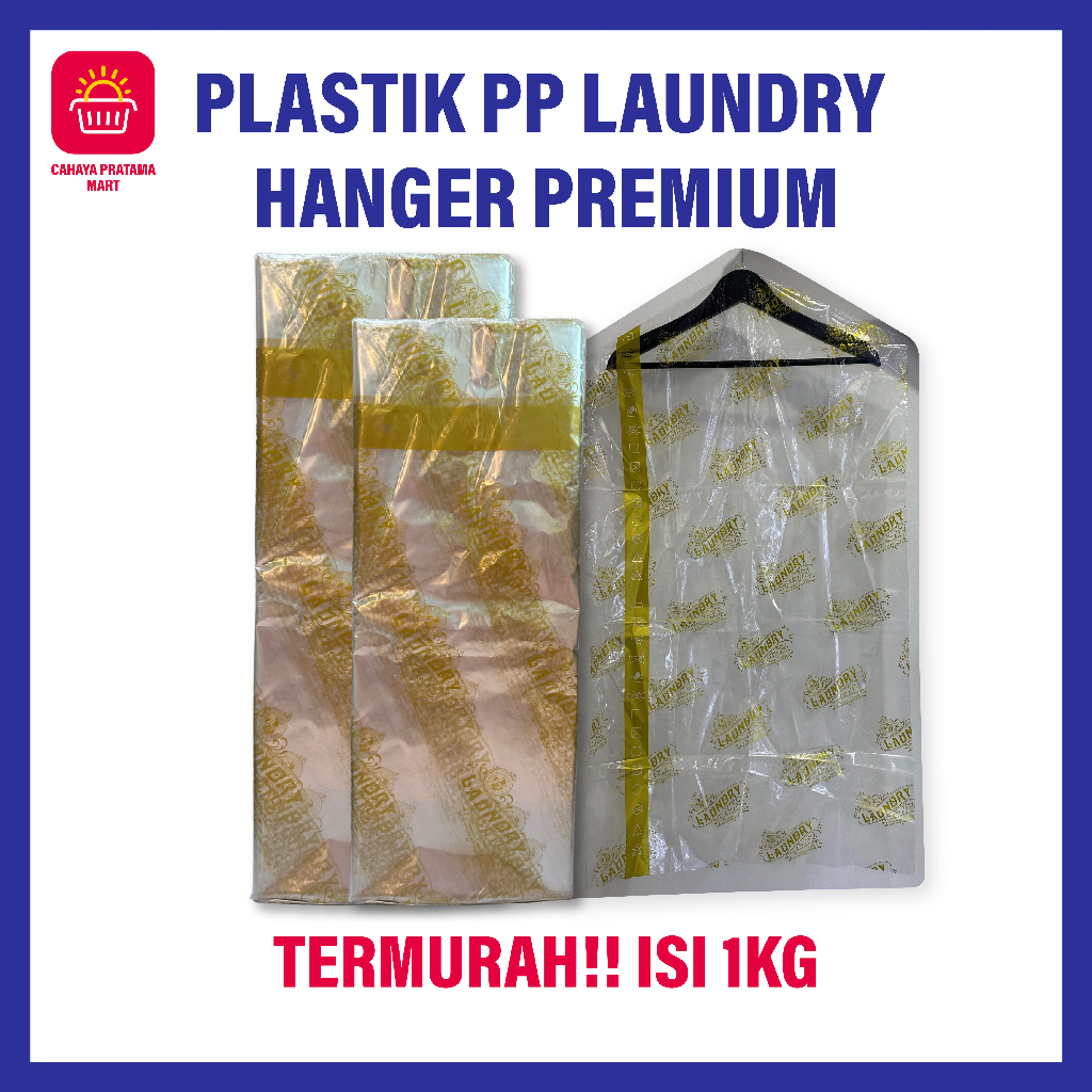 Jual Plastik Laundry 1 KG Gantung / Kiloan PP Sablon / Print PP Hanger ...