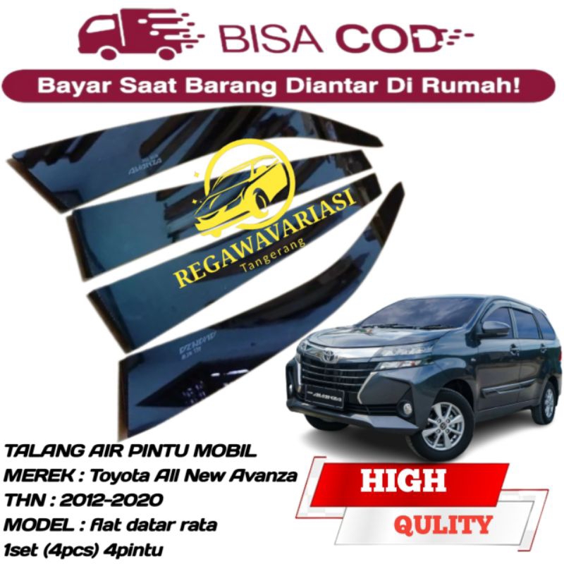 Jual talang air mobil Toyota All new Avanza thn 2012-2020 model flat datar rata full 4pintu ...