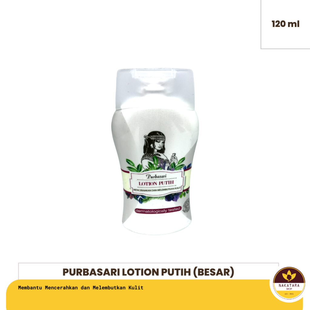 Jual LOTION PUTIH PURBASARI UKURAN BESAR 120 ml | Shopee Indonesia