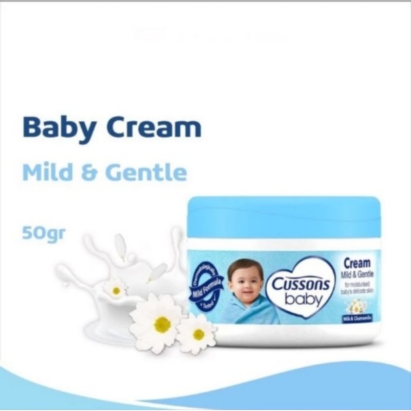 Jual Cussons Baby Cream 50gr Krim Pelembut Kulit Bayi | Shopee Indonesia