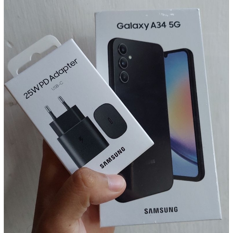 Jual SAMSUNG GALAXY A34 5G 8/128 NEW GARANSI RESMI SEIN ~ FREE ADAPTER ...