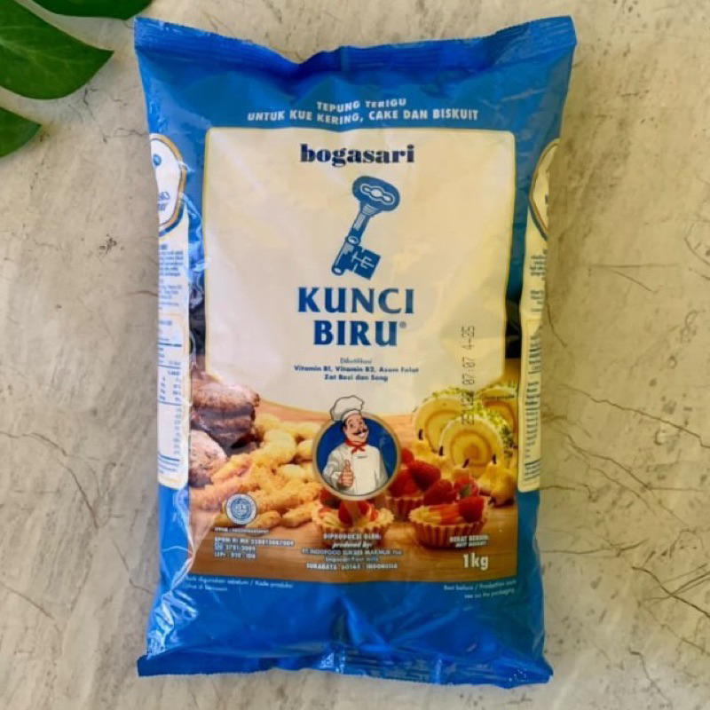 Jual Bogasari Tepung Kunci biru 1kg | Shopee Indonesia