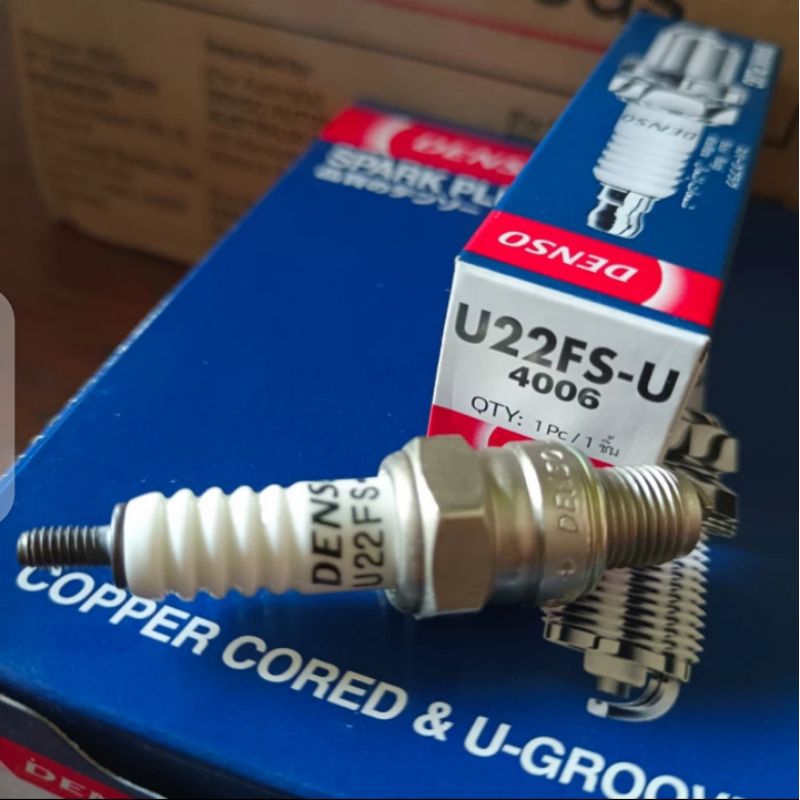 Jual busi Denso drat pendek original busi Denso U20FU / u22 mio all ...