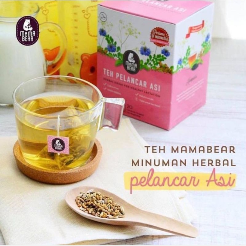 Jual Pelancara ASI Teh Mamabear RASA Strawberry, Peach, Lemon ...
