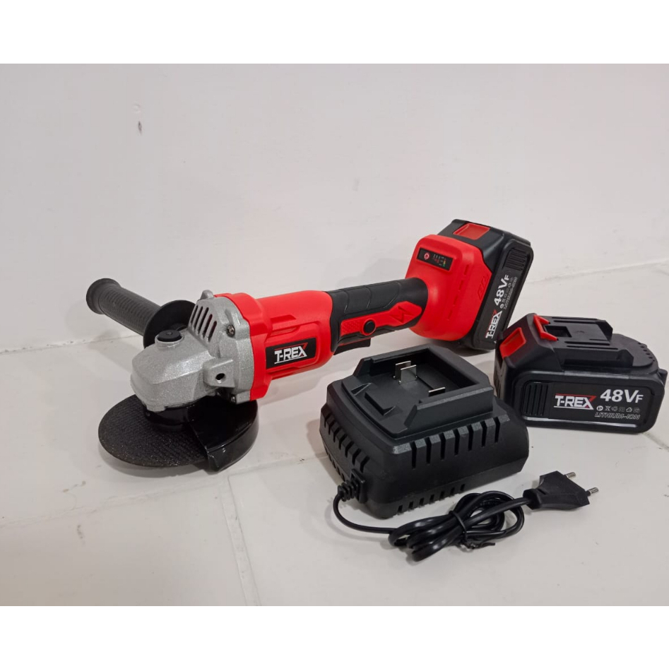 Jual GERINDA CORDLESS 48 V gerinda baterai angle grinder portable mesin ...