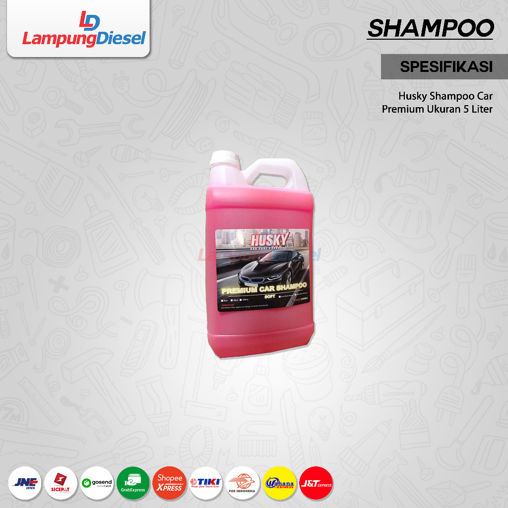 Jual HUSKY Shampoo/Sabun Cuci Steam Mobil-Motor SHAMPOO 5 LITER ...